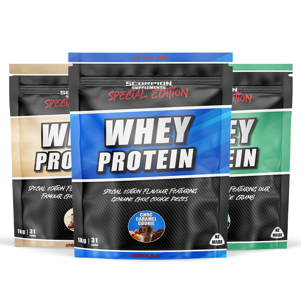 3KG WHEY COOKIE MONSTER STACK – Scorpion Supplements