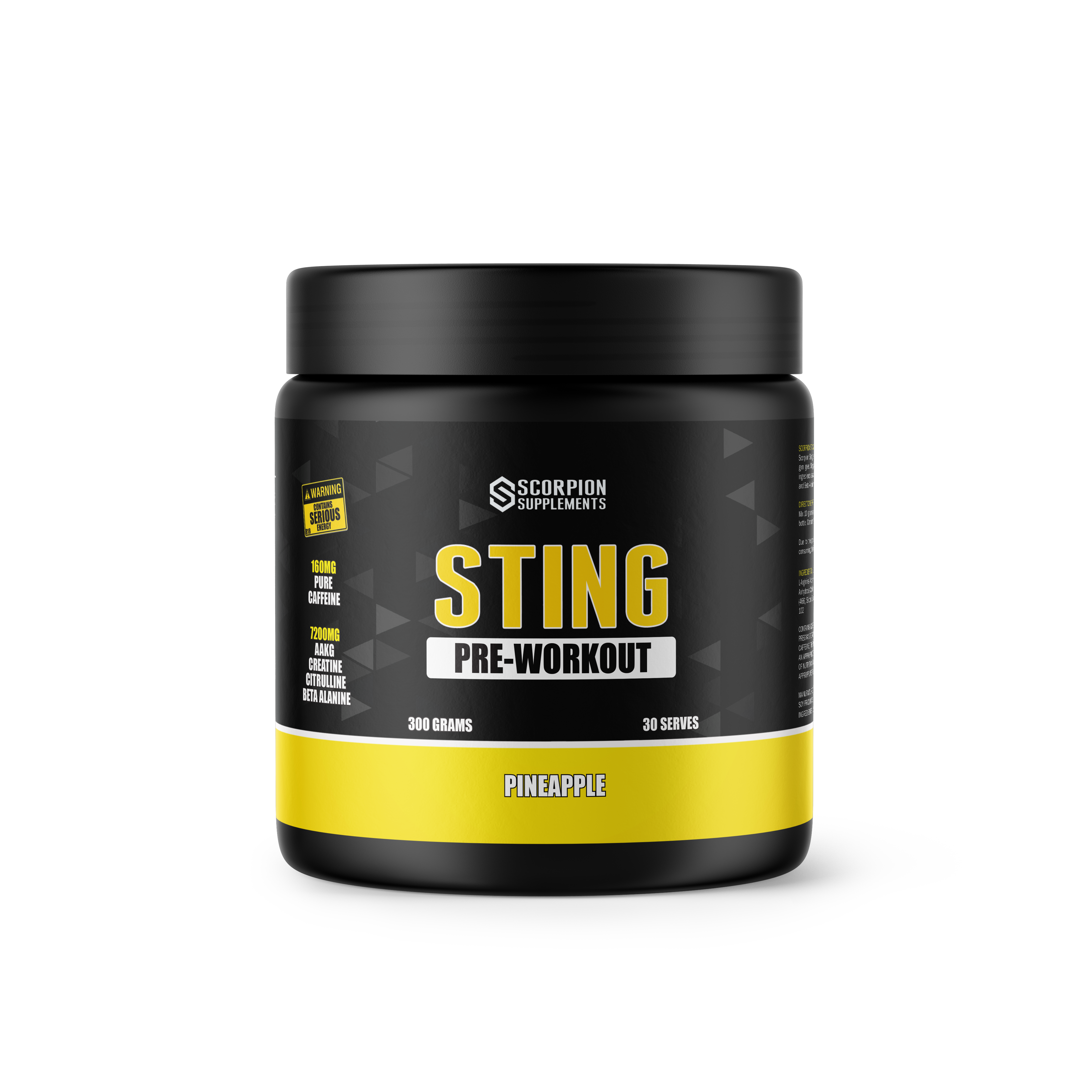 SCORPION STING PRE-WORKOUT – Scorpion Supplements